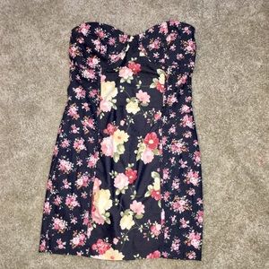Nikibiki | Dresses | Nwt Nikibiki Dark Floral Denim Mini Dress M | Poshmark